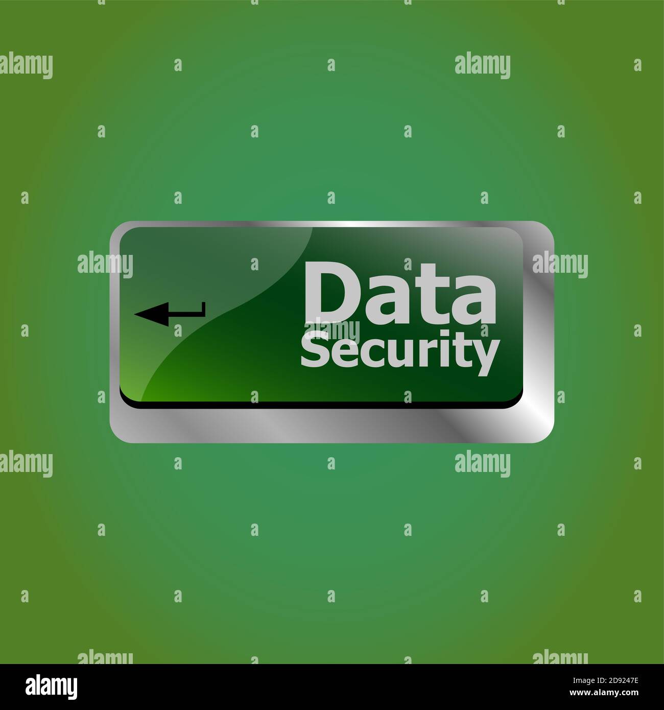 data security word with icon on keyboard key button Stock Photo - Alamy