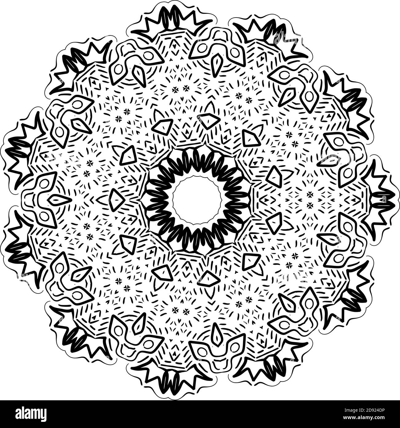Dynamic monochrome pattern 3d Cut Out Stock Images & Pictures - Alamy