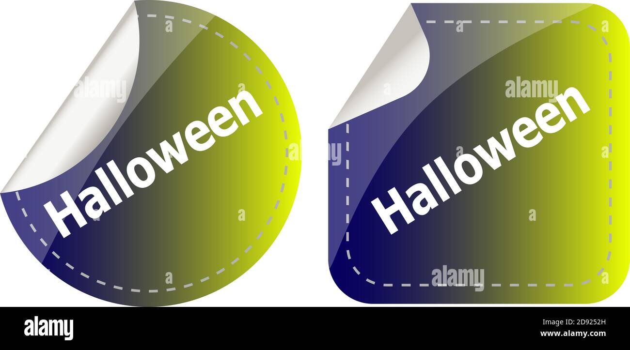 Round stickers hi-res stock photography and images - Alamy