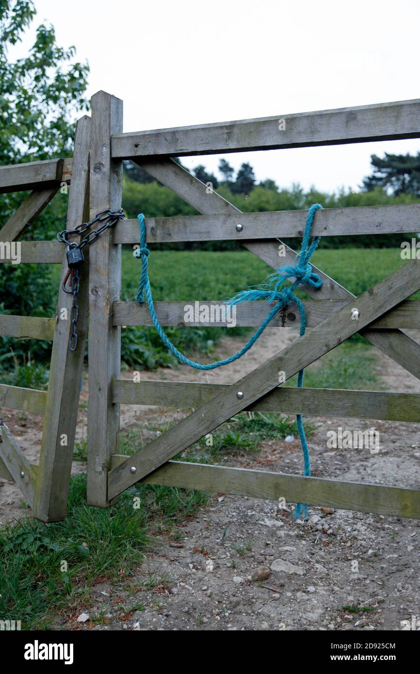 Secured gate hi-res stock photography and images - Alamy