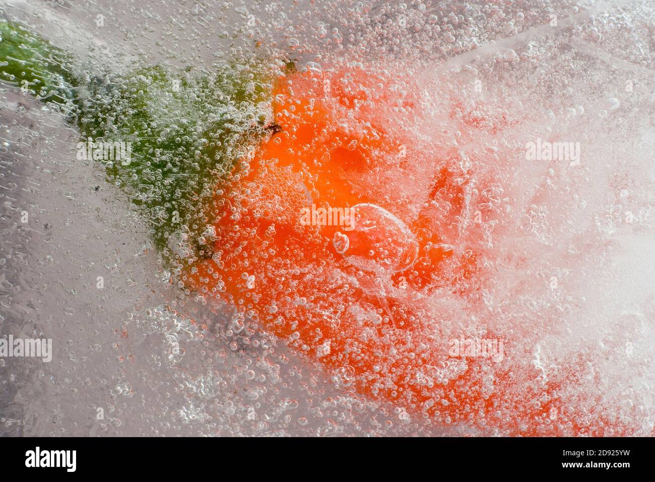 Red chilli in ice hi-res stock photography and images - Alamy