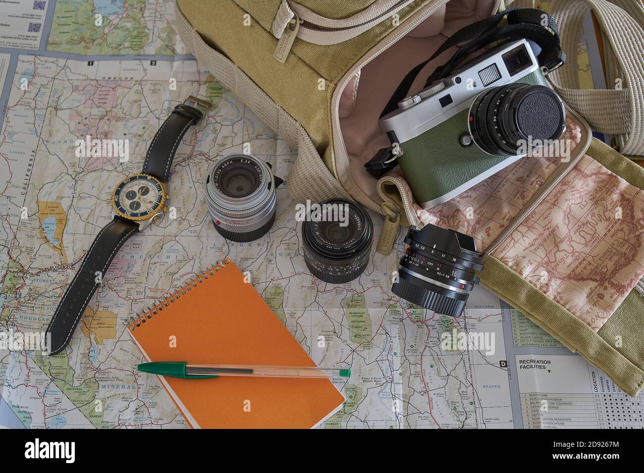 Travelling exploring Leica camera map inspiration photography vacation ...