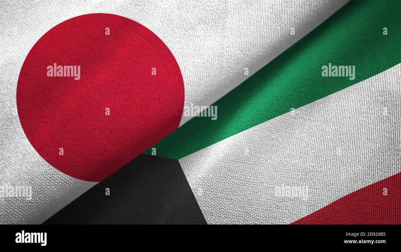 Japan kuwait flag hi-res stock photography and images - Alamy
