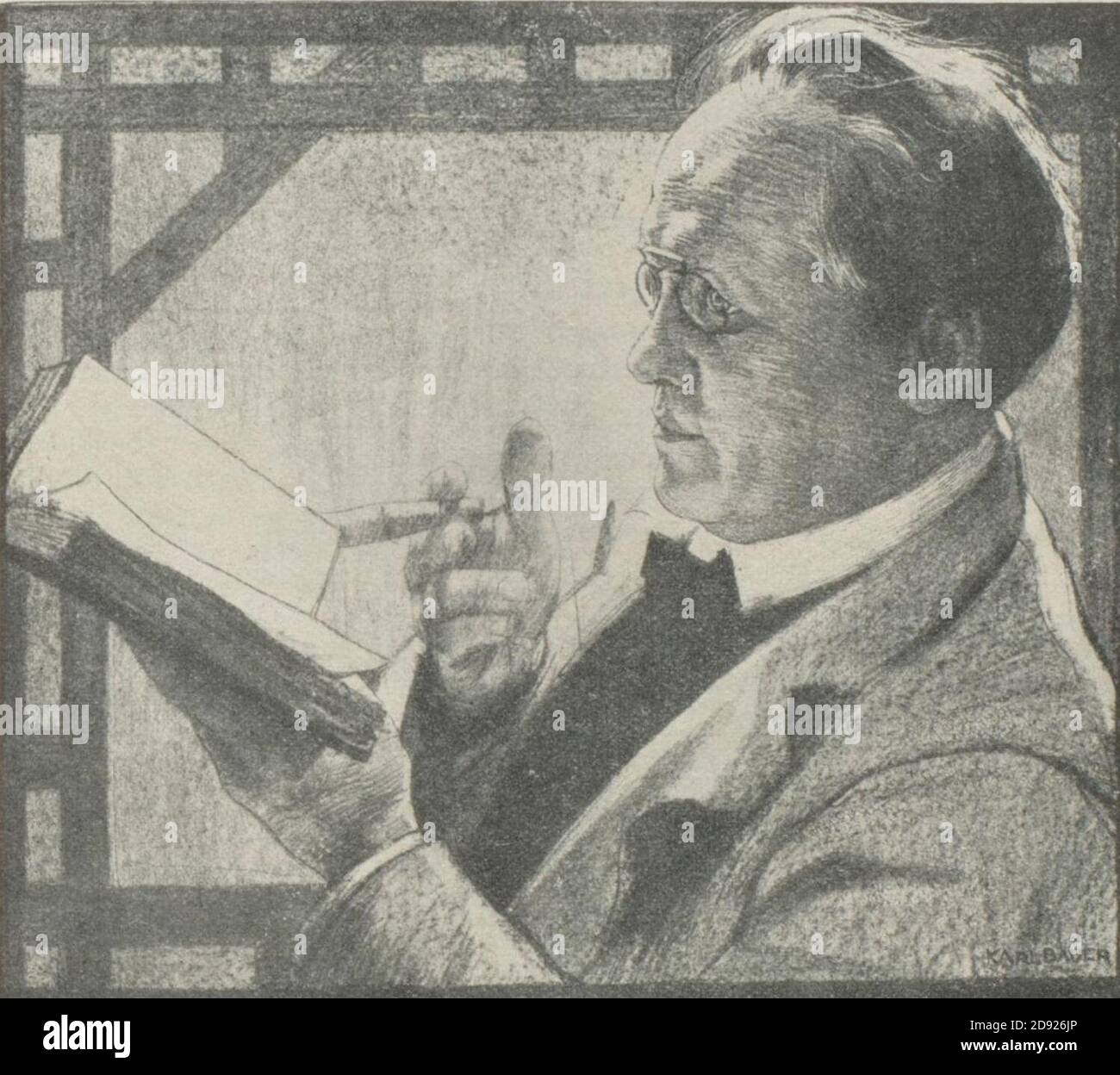 Karl Bauer Otto Julius Bierbaum Stock Photo - Alamy