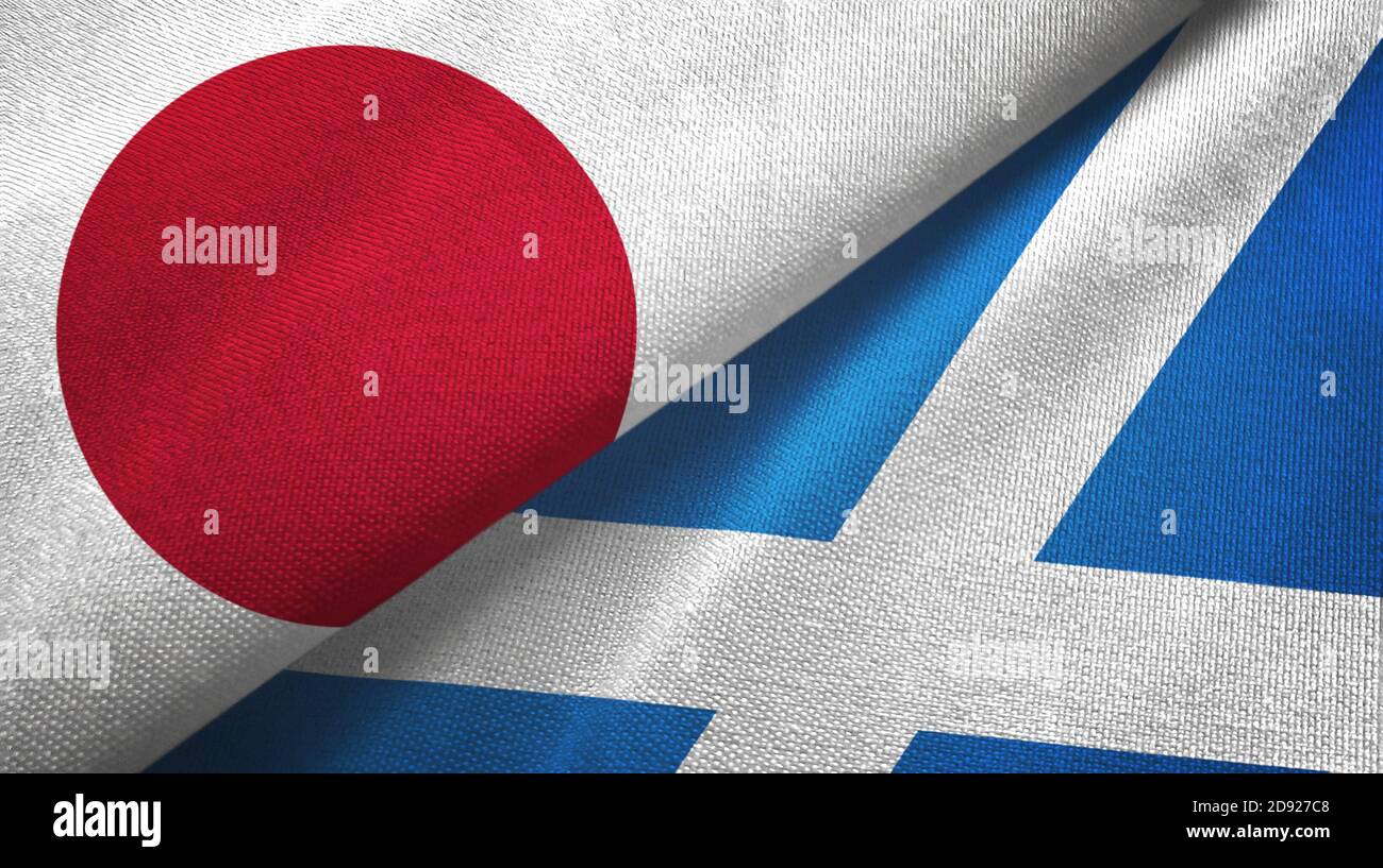 Scotland japan flag hi-res stock photography and images - Alamy