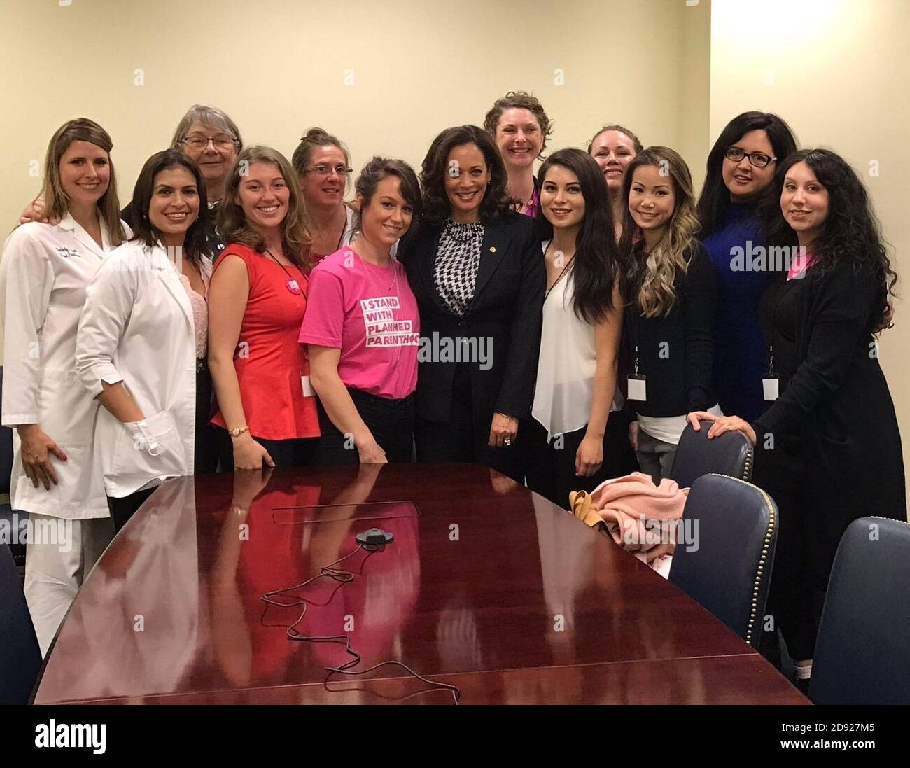 Kamala Harris meeting with advocates from Planned Parenthood Action ...