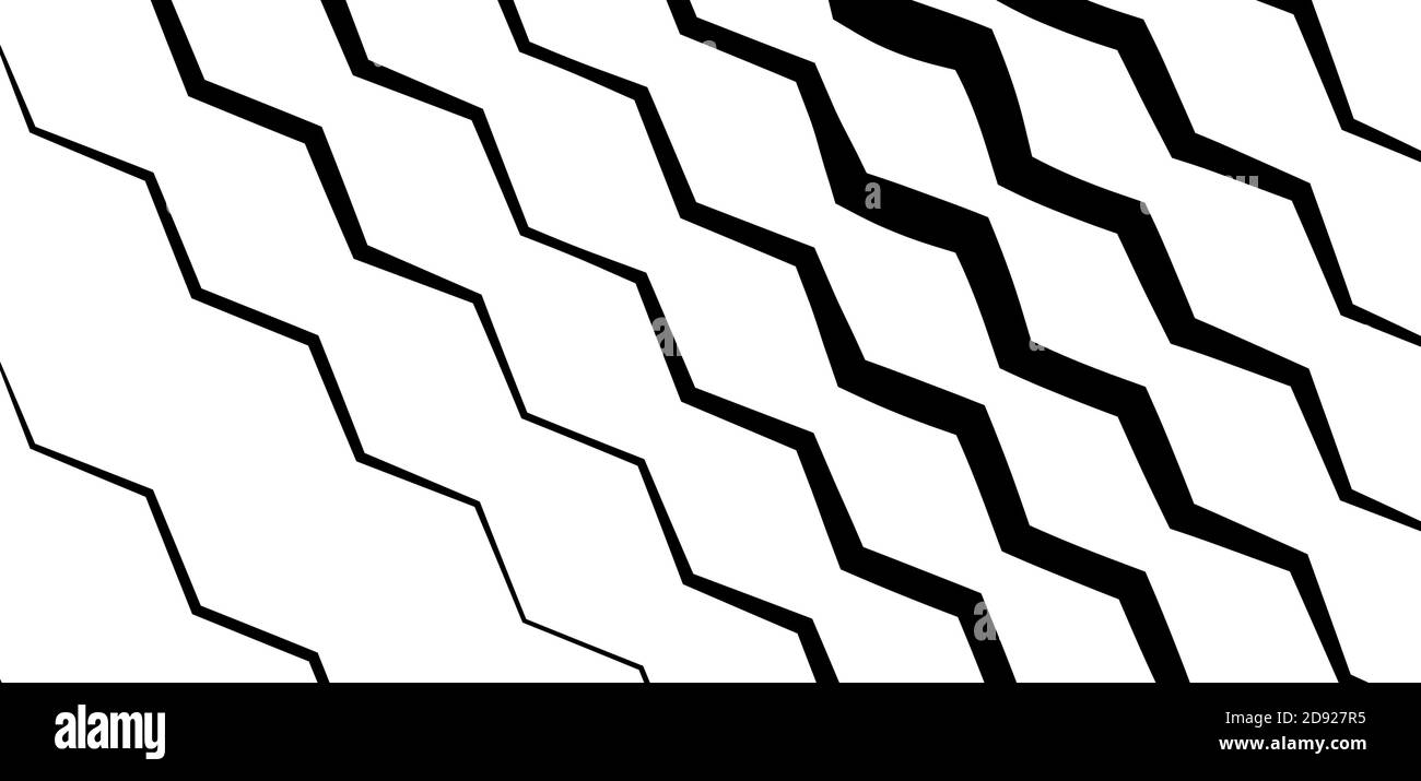 Zig-zag, criss-cross, wavy, waving and serrated, jagged lines, stripes ...