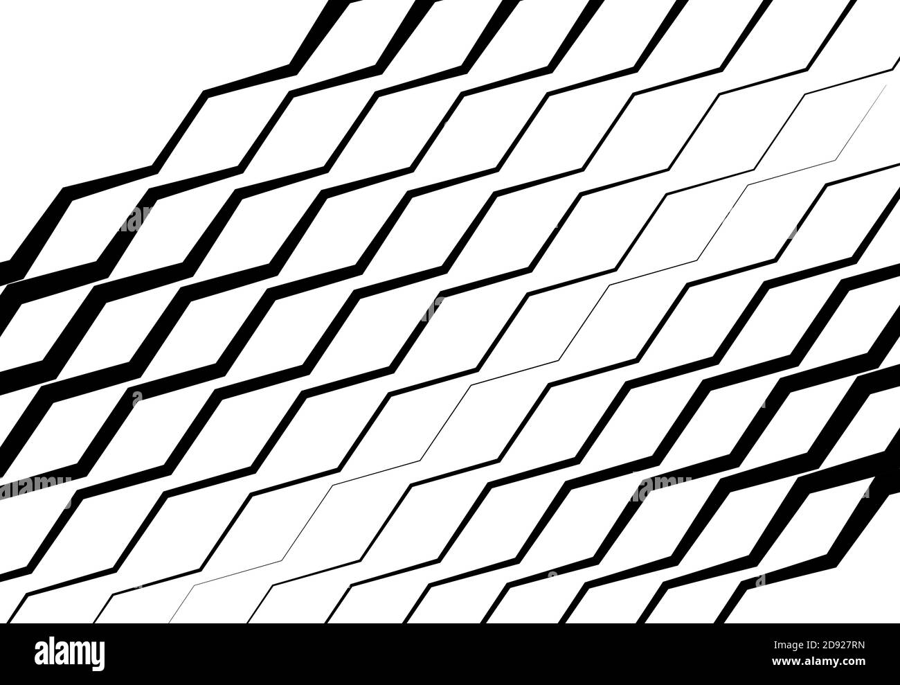 Zig-zag, criss-cross, wavy, waving and serrated, jagged lines, stripes ...