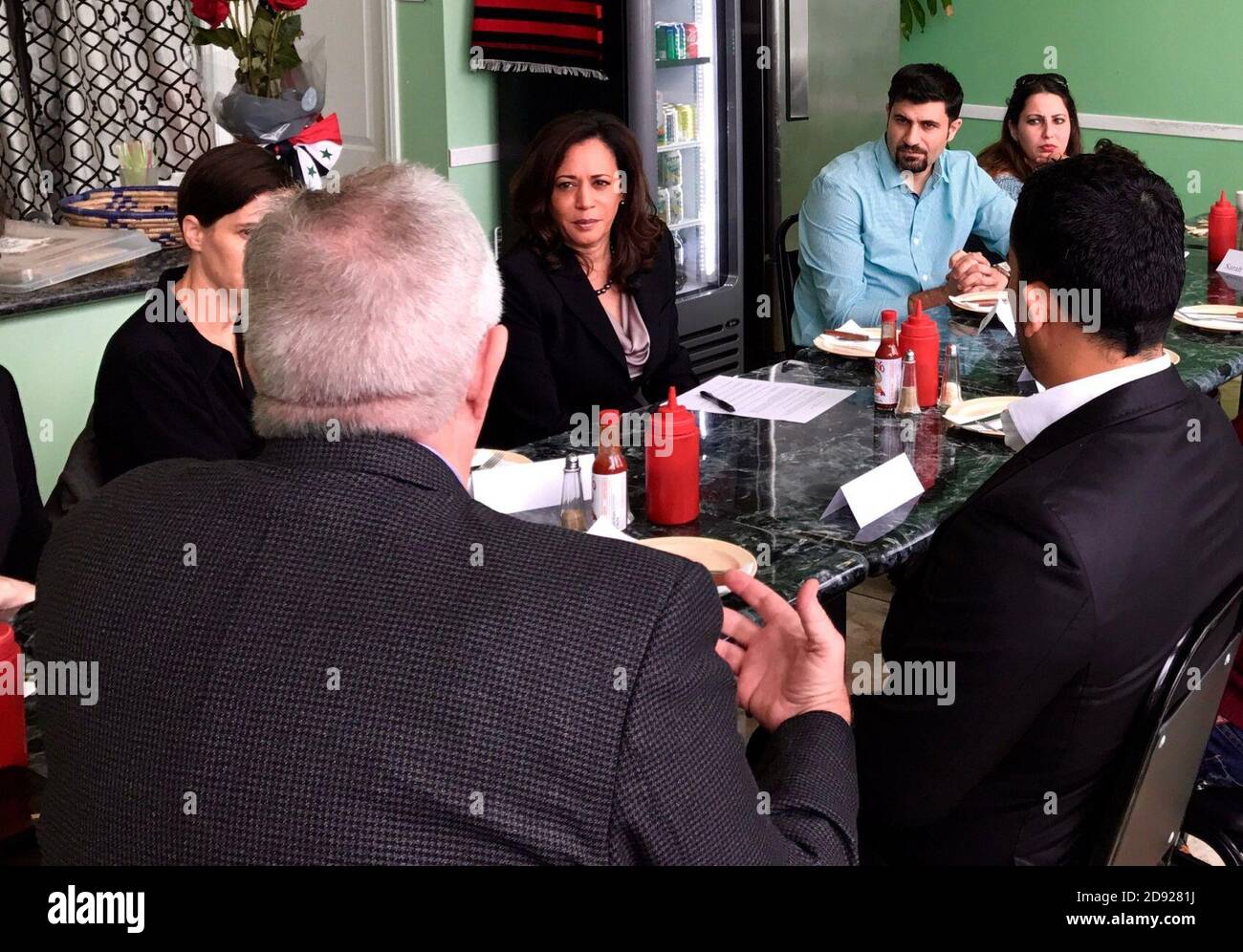 Kamala Harris meets with families impacted by Executive Order 13769 ...