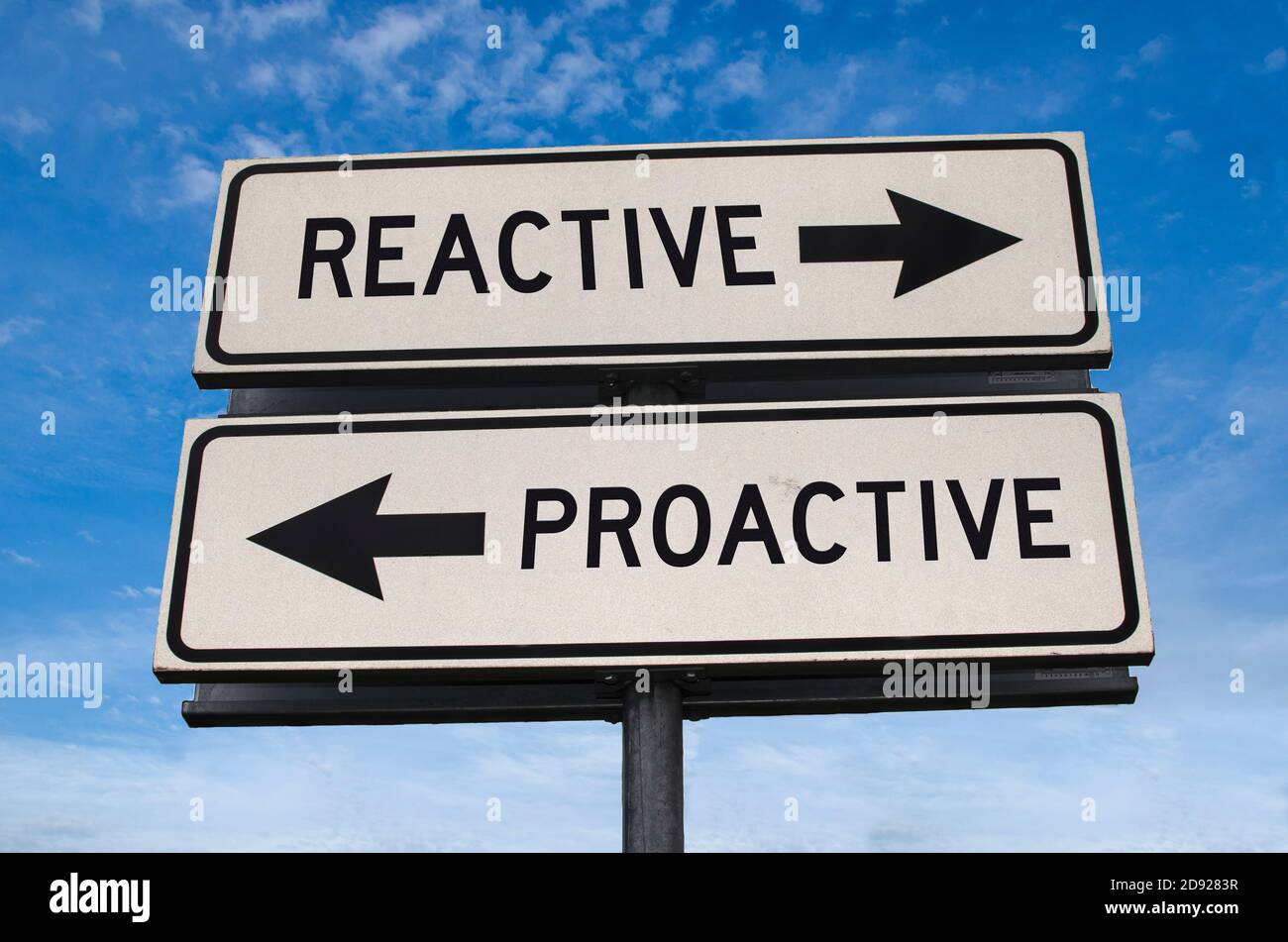 Proactive vs reactive hi-res stock photography and images - Alamy