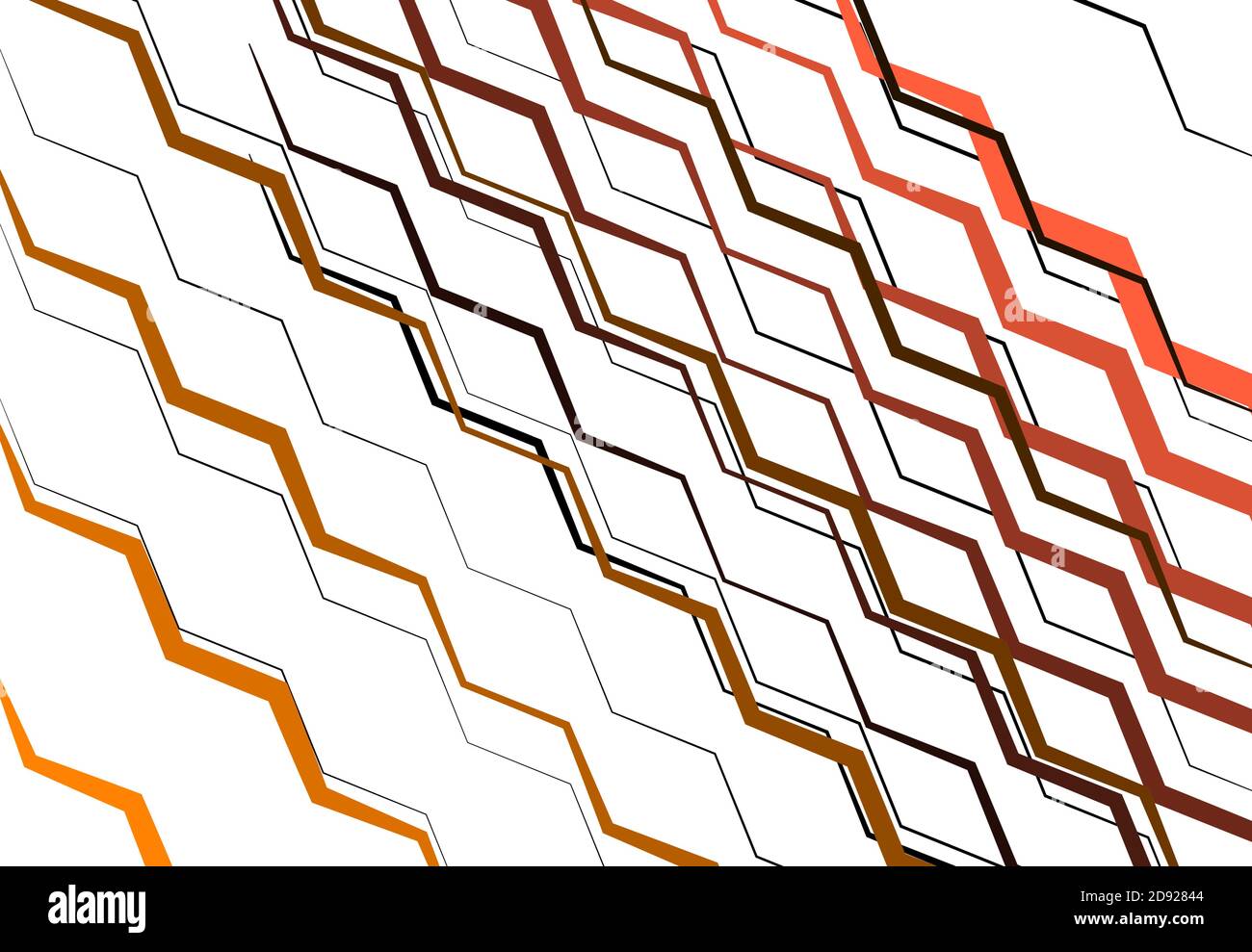 Zig-zag, criss-cross, wavy, waving and serrated, jagged lines, stripes ...