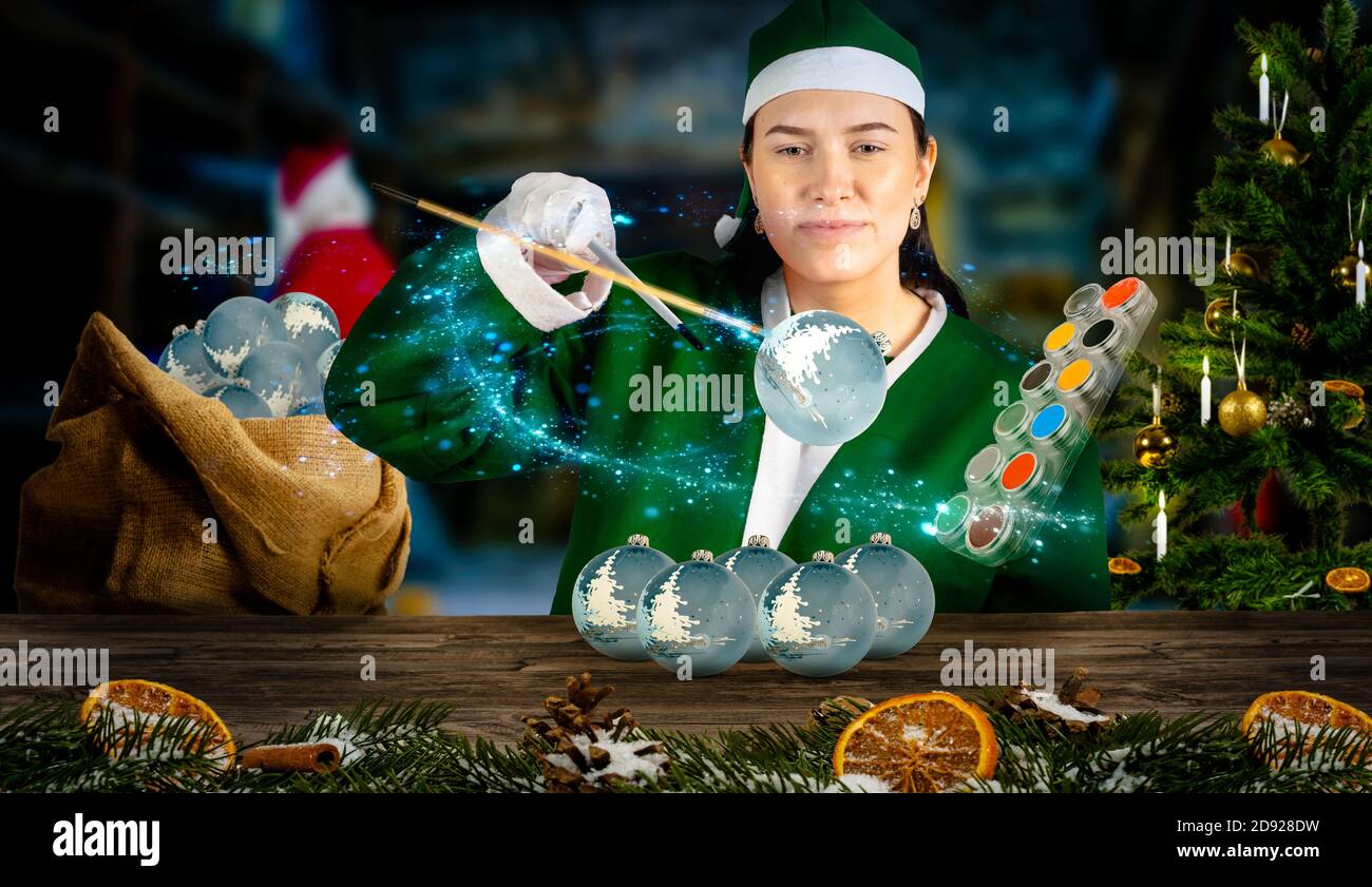 Glimpse into santa's magical workshop how an elf magically creates ...