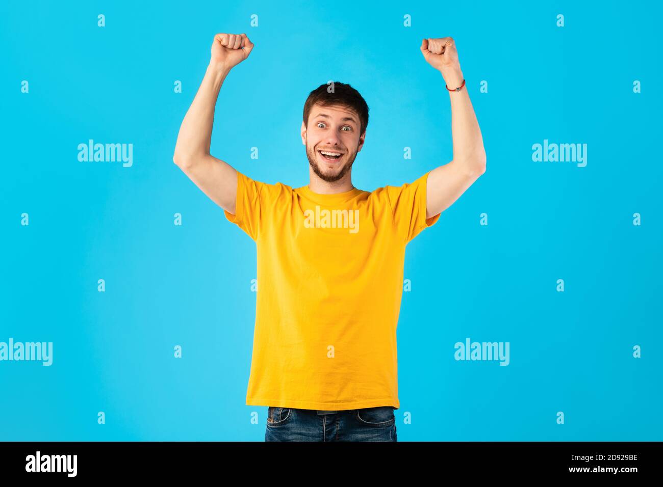 Happy yelling hi-res stock photography and images - Alamy