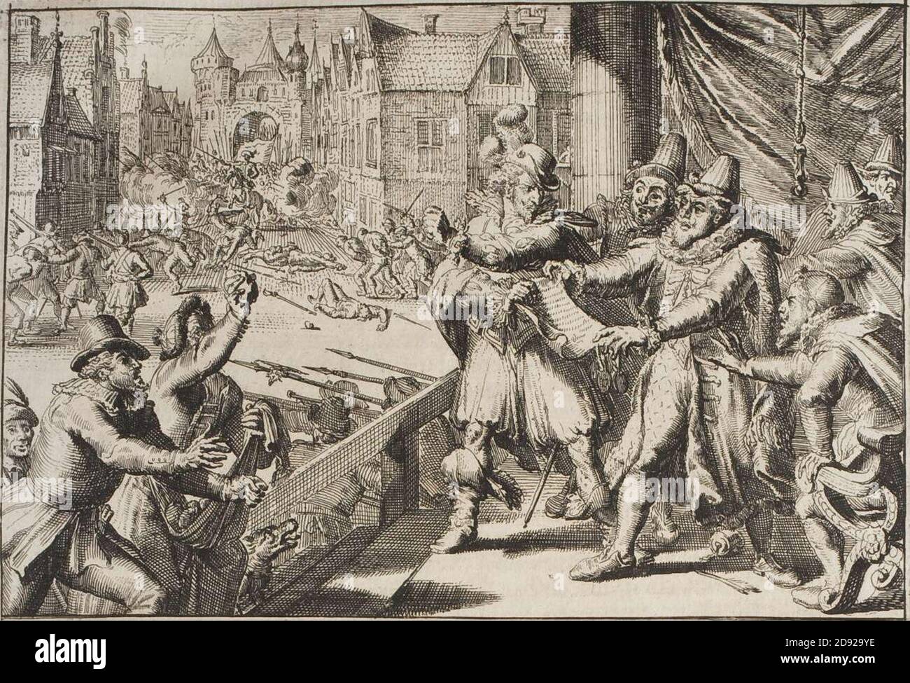 Kampf um Paderborn 1604 Stock Photo - Alamy