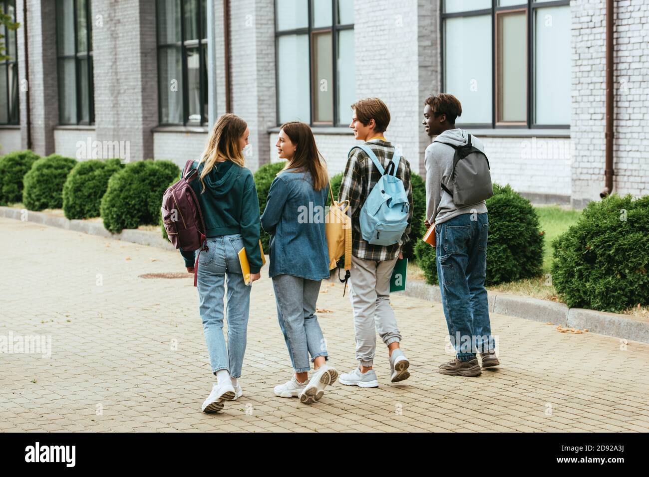 Schoolchildren teenagers hi-res stock photography and images - Alamy