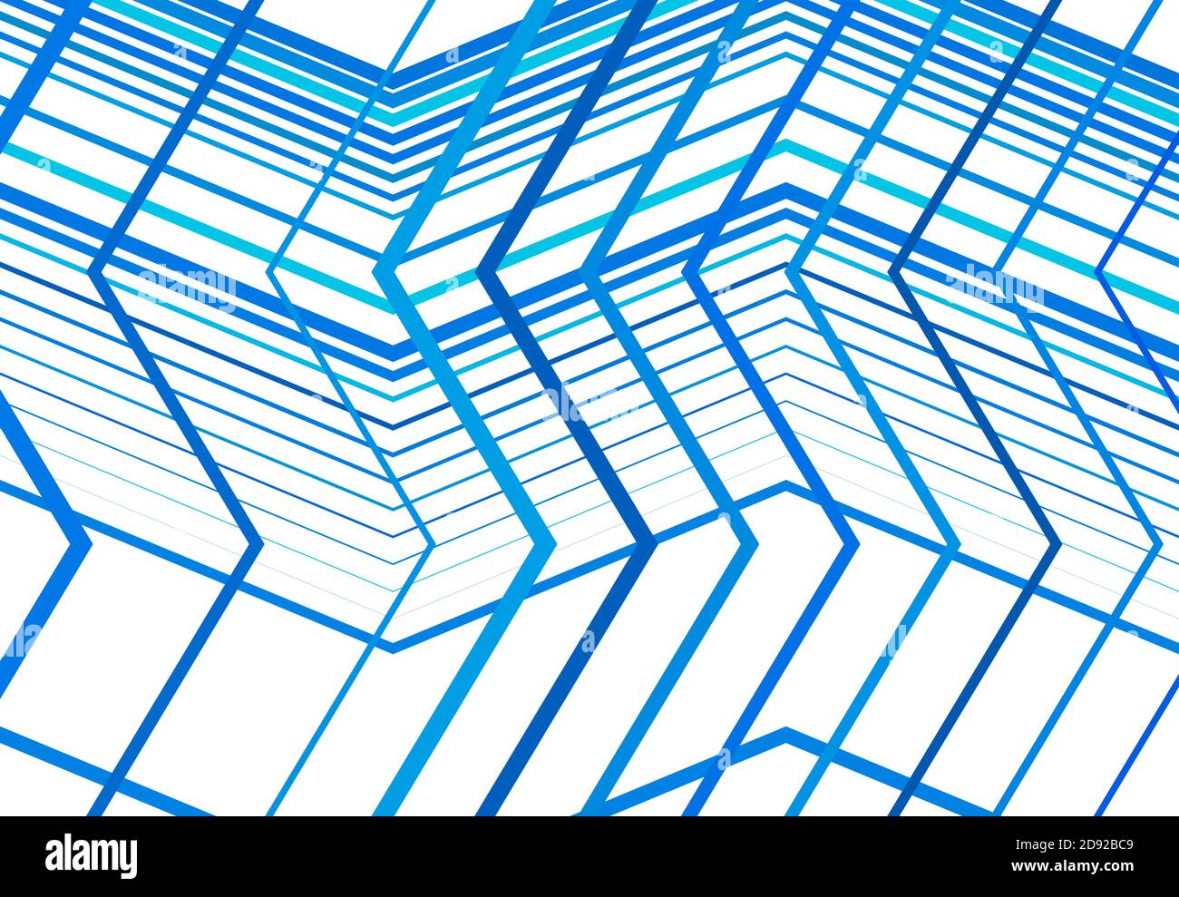 Zig-zag, criss-cross, serrated, crinkled angular grid, mesh, lattice or ...