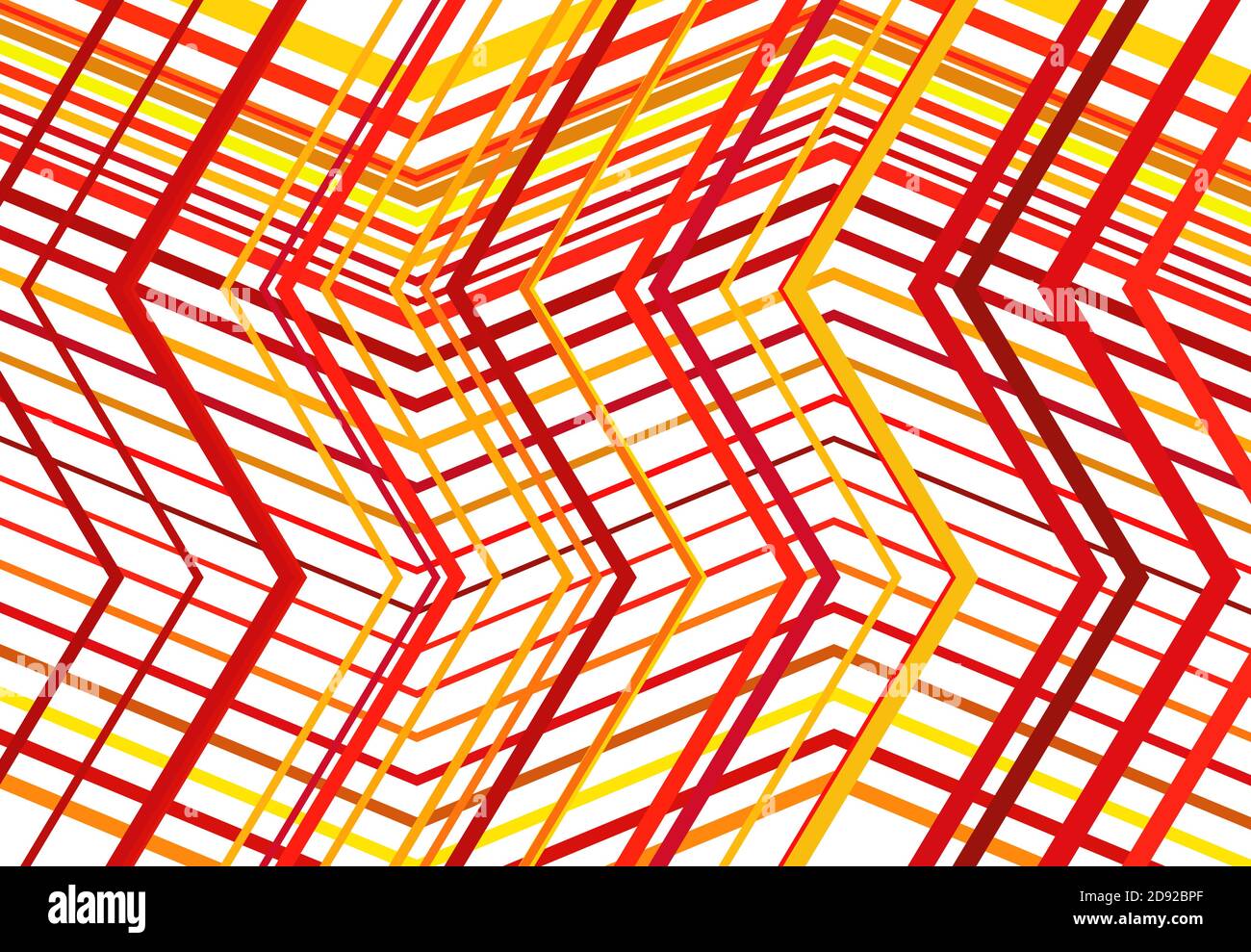 Abstract orange waving grid mesh hi-res stock photography and images ...
