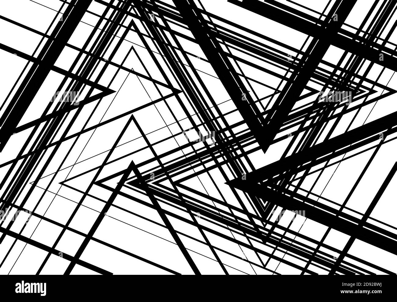 Zig-zag, criss-cross, serrated, crinkled angular grid, mesh, lattice or grating, grill of random ...