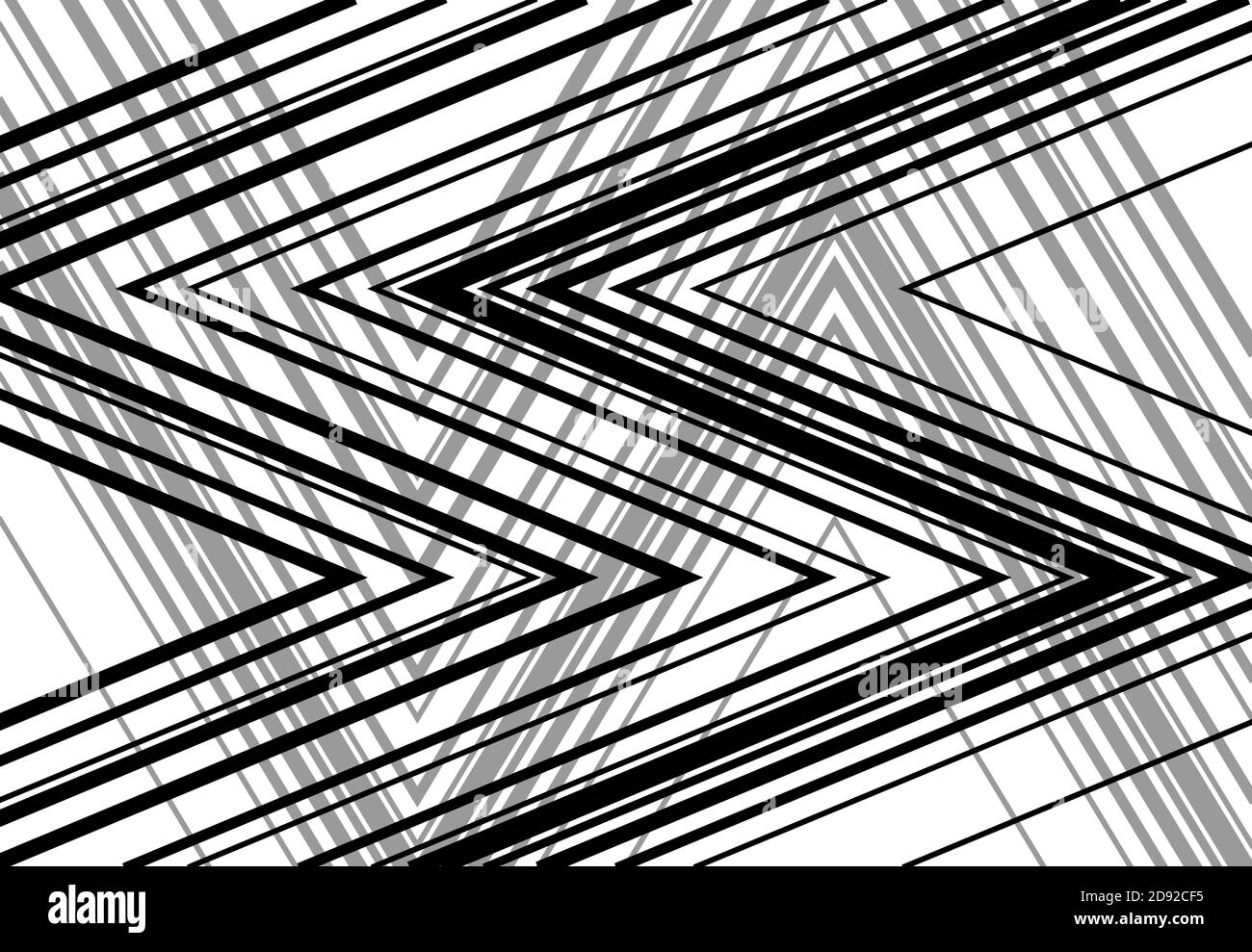 Zig-zag, criss-cross, serrated, crinkled angular grid, mesh, lattice or ...