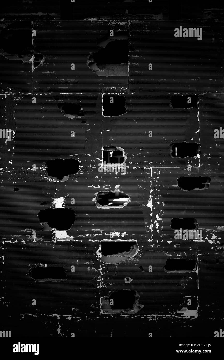 Brick concrete houses Black and White Stock Photos & Images - Alamy