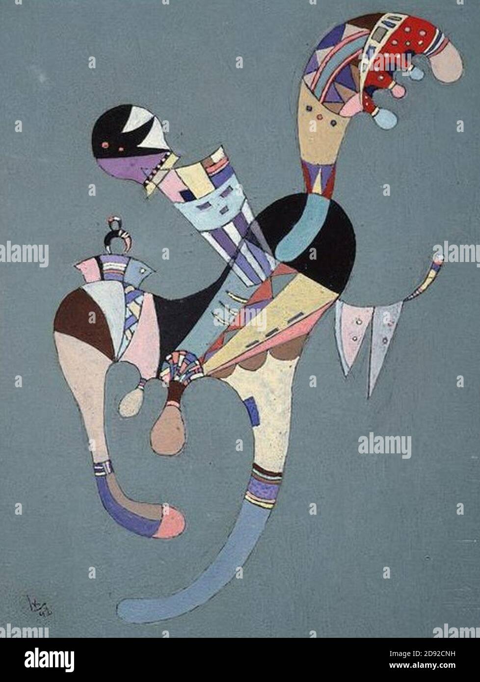 Kandinsky - A Floating Figure, 1942 Stock Photo - Alamy