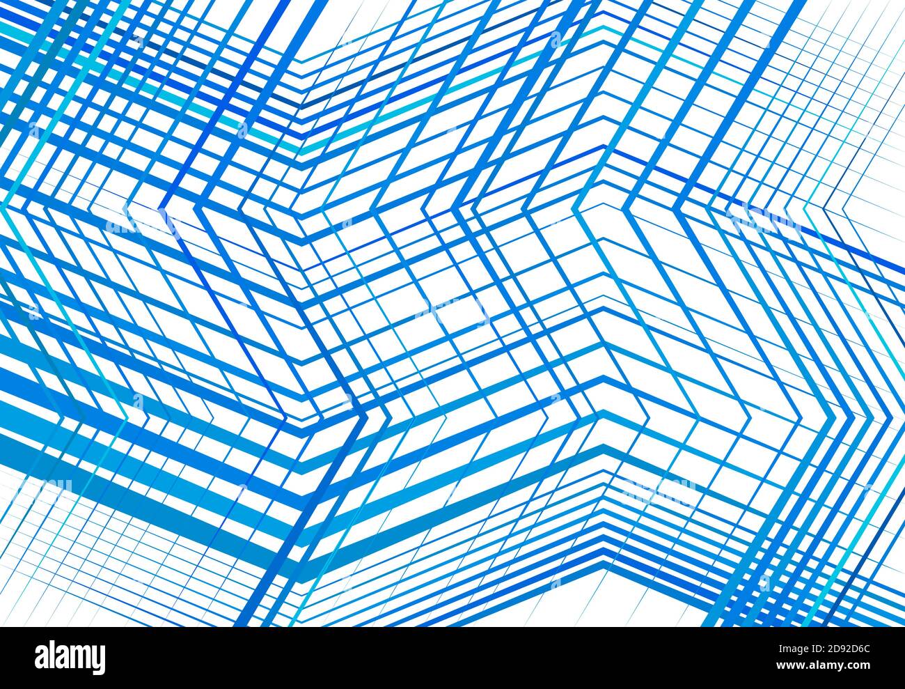 Zig-zag, criss-cross, serrated, crinkled angular grid, mesh, lattice or ...