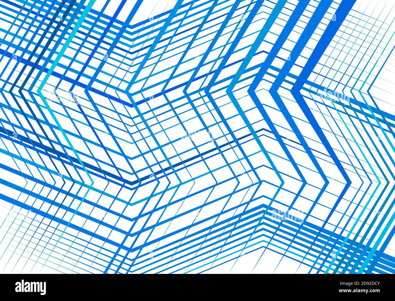 Zig-zag, criss-cross, serrated, crinkled angular grid, mesh, lattice or ...