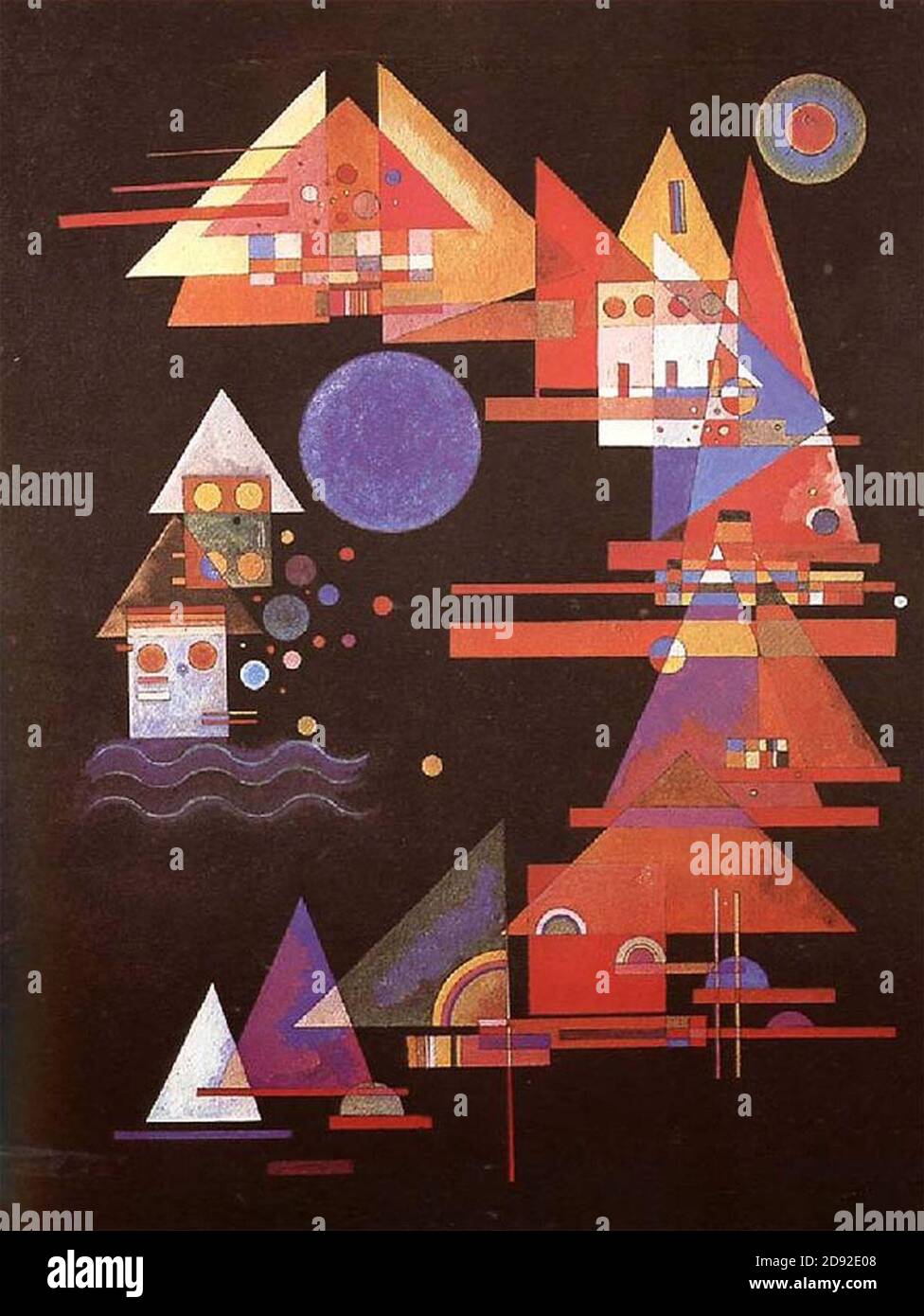 Kandinsky - Points in the Curve, 1927 Stock Photo - Alamy