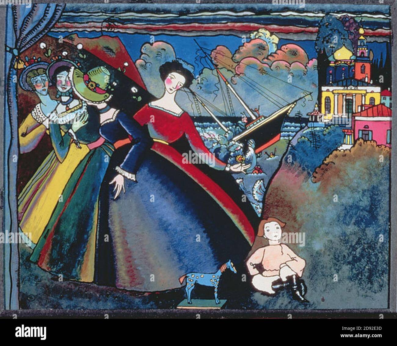 Kandinsky - Ship 1918 Stock Photo - Alamy