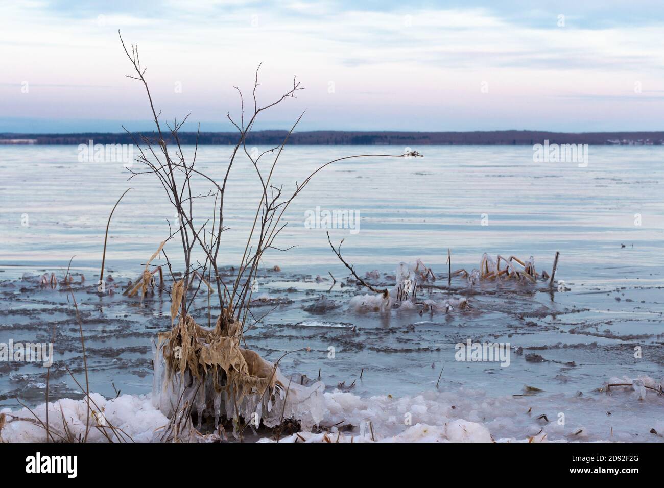Freezing saskatchewan lake hi-res stock photography and images - Alamy