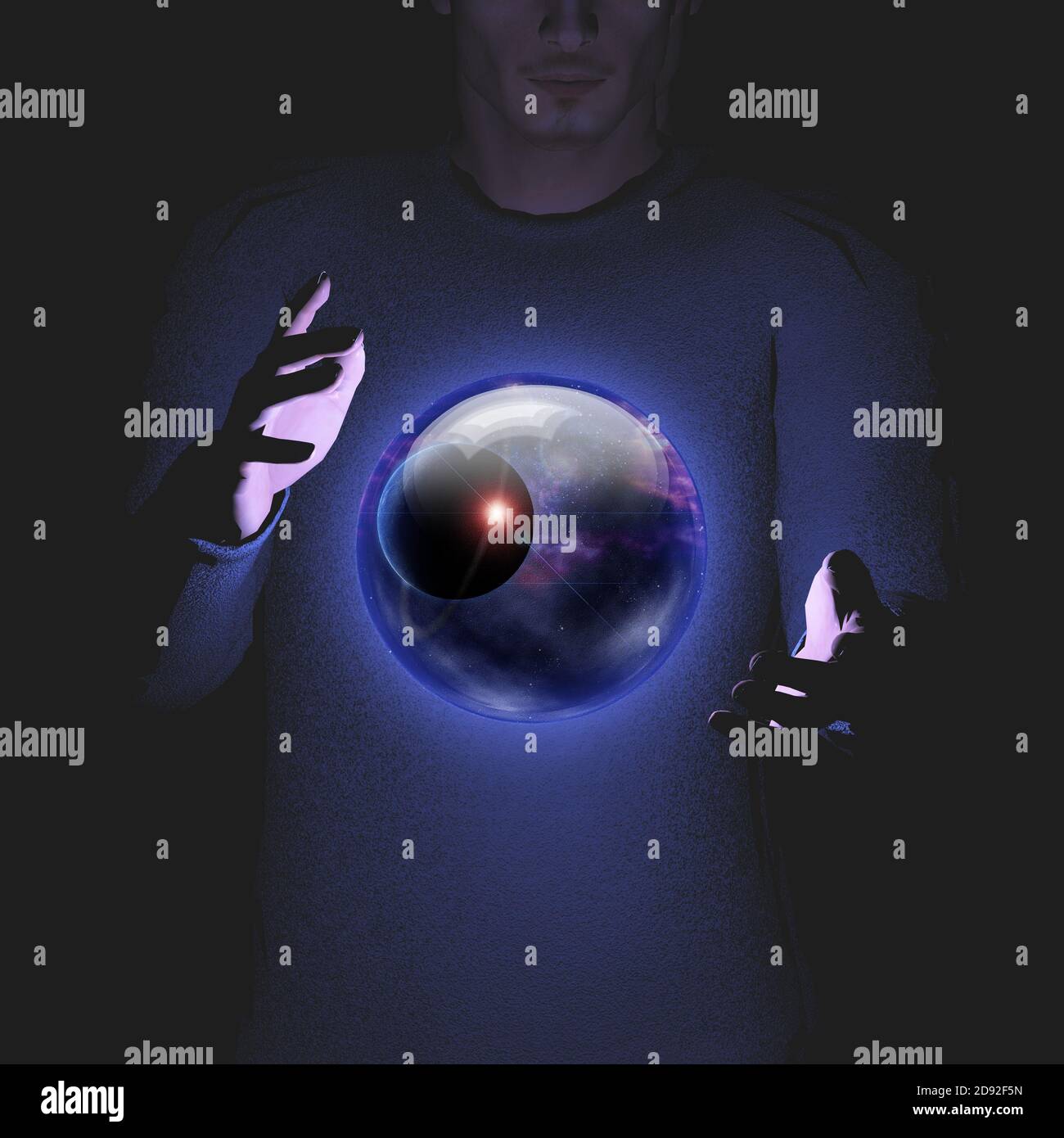 Astral cosmic sphere hi-res stock photography and images - Alamy