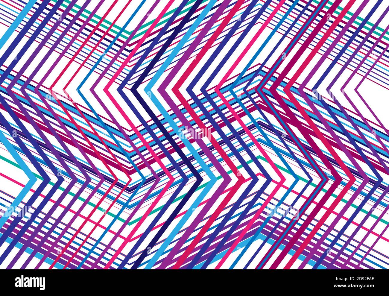 Blue jagged lines vector vectors hi-res stock photography and images ...