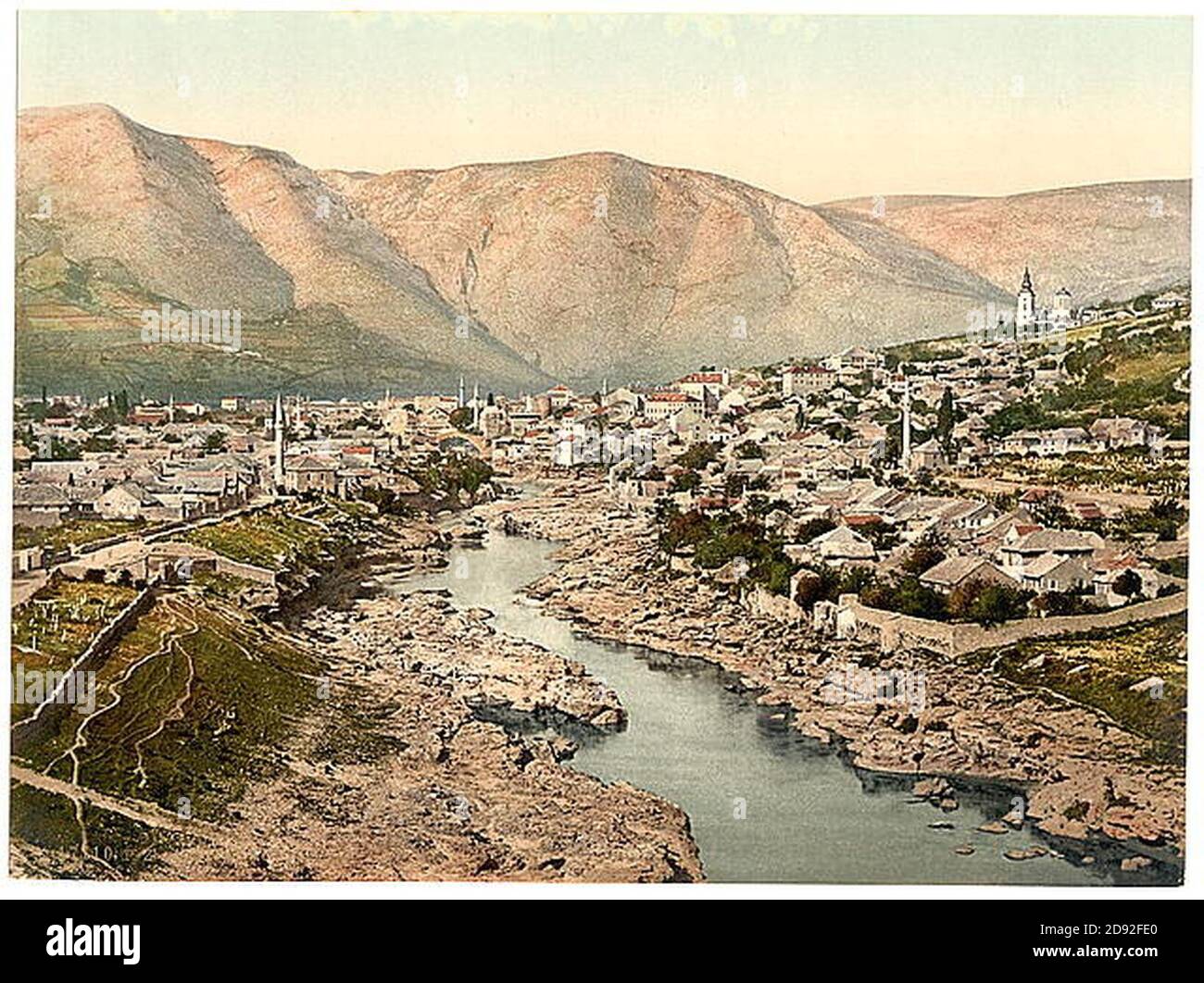 Kanjon Neretve Mostar-Austro-ugarsko razdoblje Stock Photo - Alamy