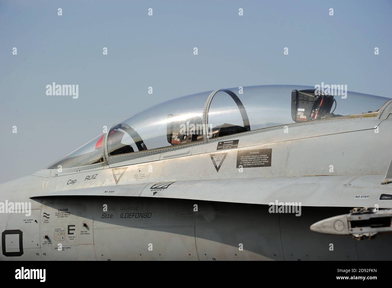 Spanish Air Force F 18 Stock Photo - Alamy