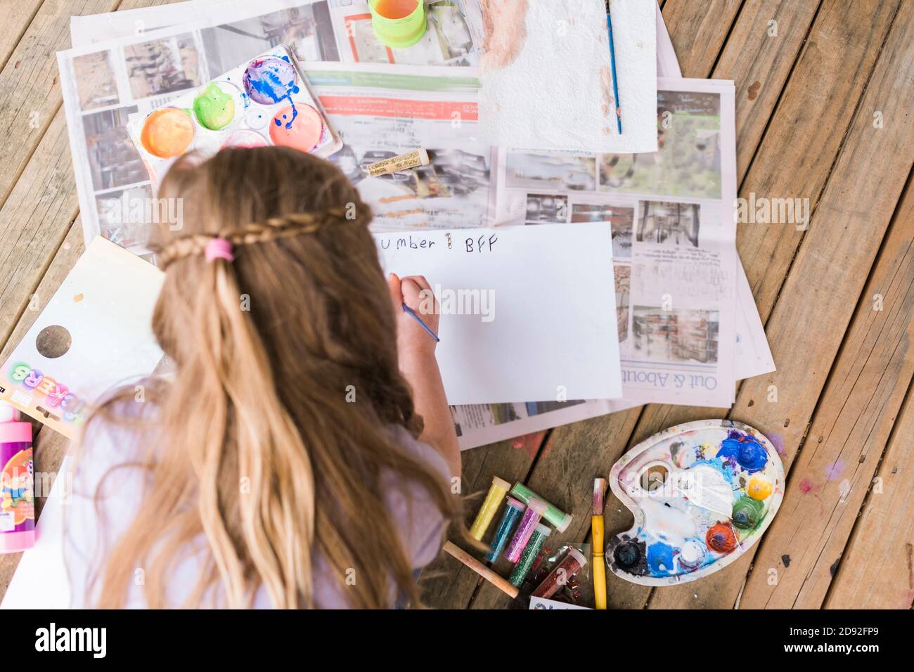 Backyard deck overhead hi-res stock photography and images - Alamy