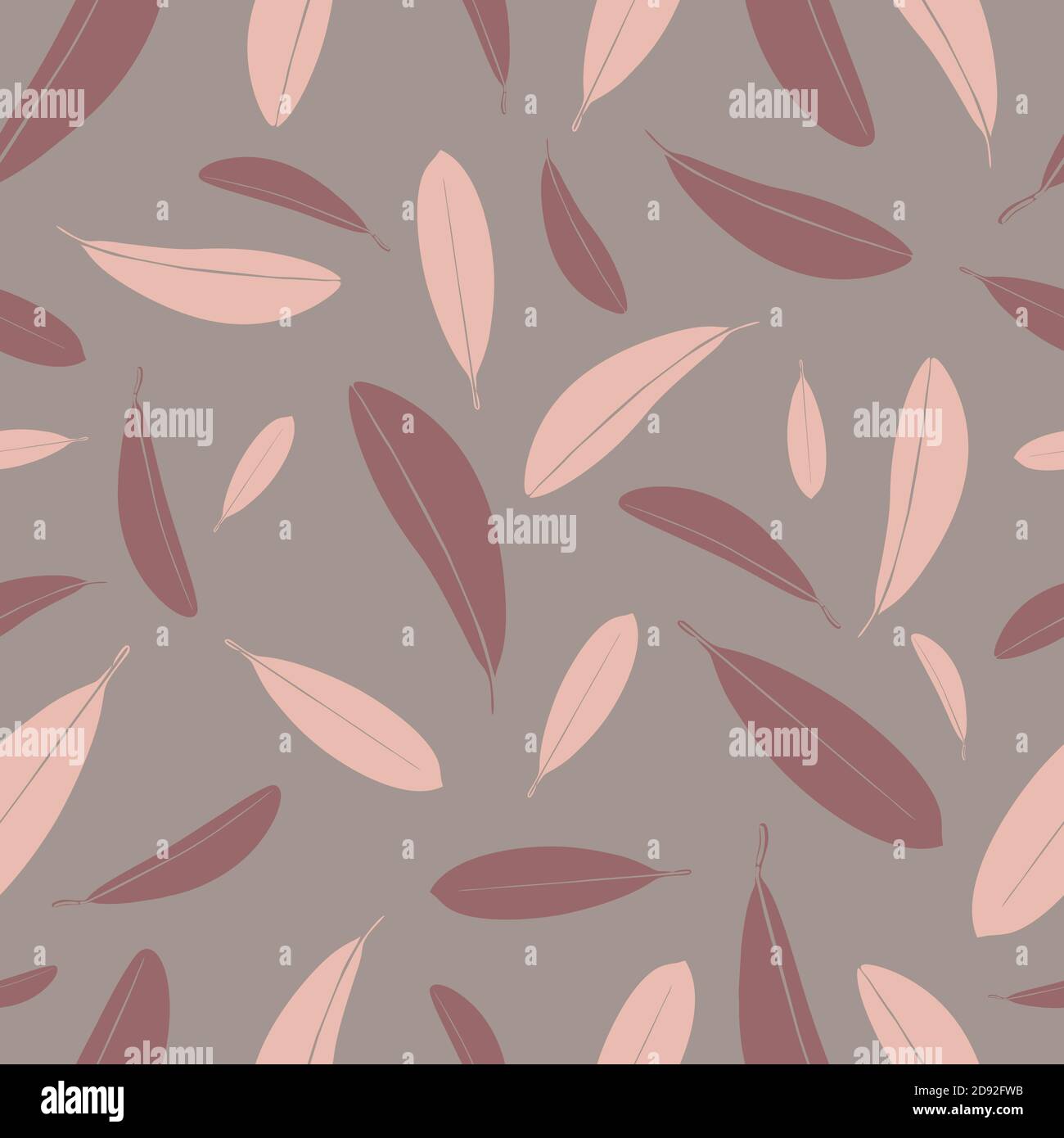 Endless pattern with colorful branches from Hawaii Stock Vector Image ...