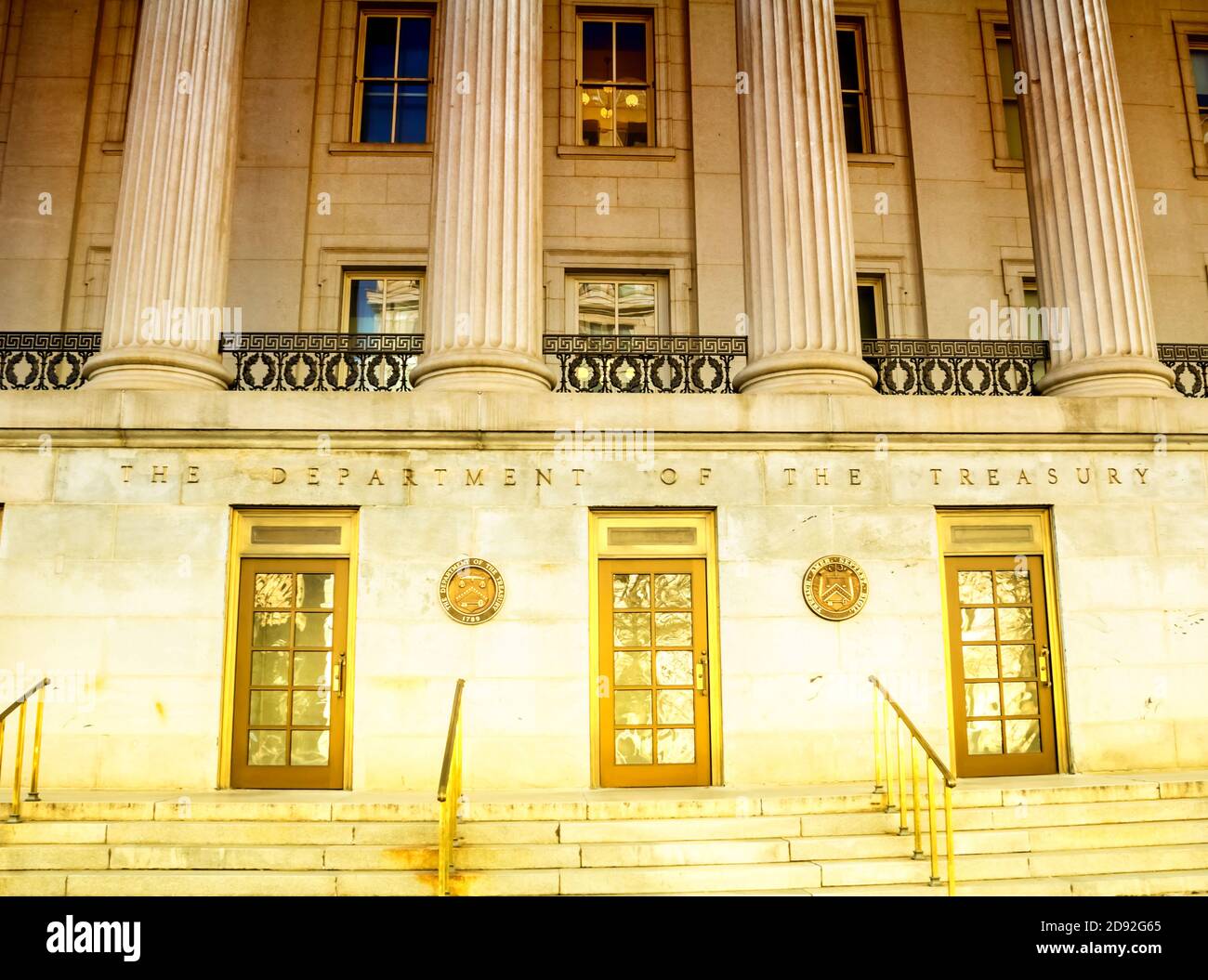 The Treasury Department in Washington DC Stock Photo - Alamy