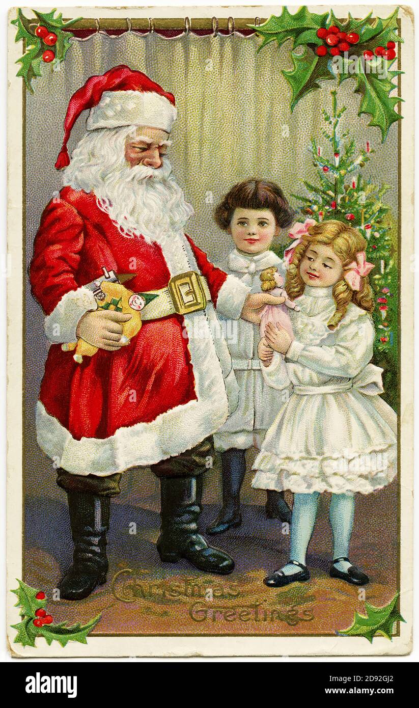 Victorian santa claus hi-res stock photography and images - Alamy