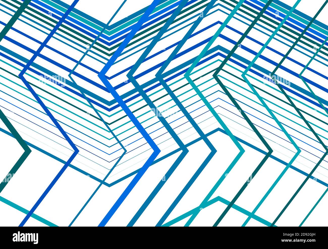 Blue jagged lines vector vectors hi-res stock photography and images ...