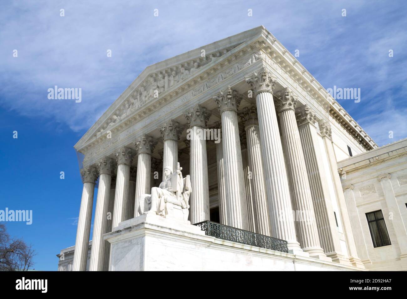 United States Supreme Court Building in Washington DC, USA Stock Photo ...
