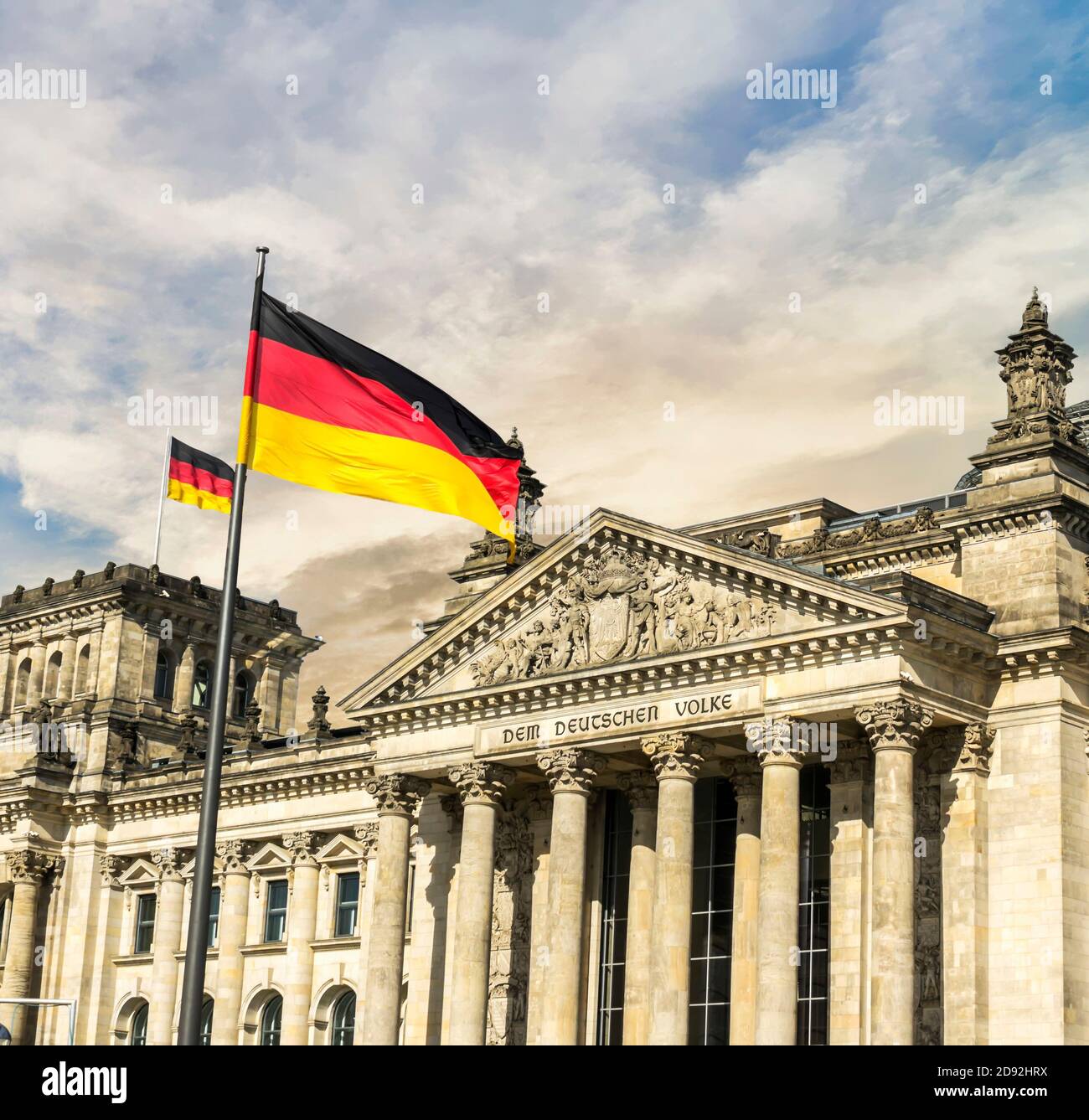 The Reichstag building in Berlin: German parliament Stock Photo - Alamy