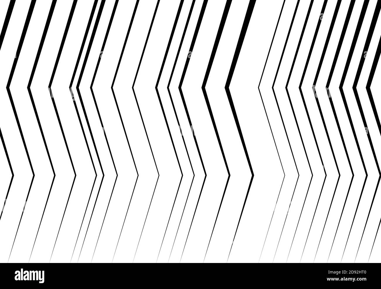 Corrugated, wavy, zig-zag, criss-cross lines abstract geometric black ...