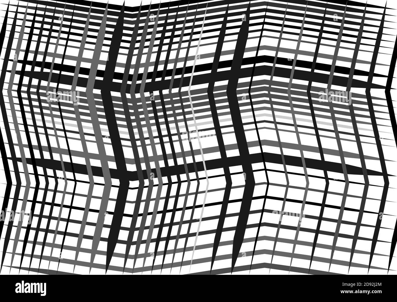 Zig-zag, criss-cross, serrated, crinkled angular grid, mesh, lattice or ...