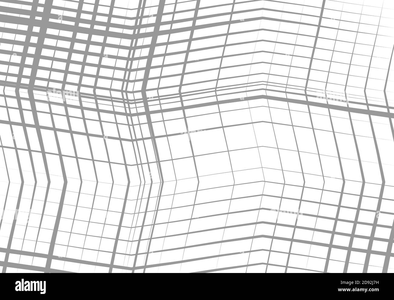 Zig-zag, criss-cross, serrated, crinkled angular grid, mesh, lattice or ...