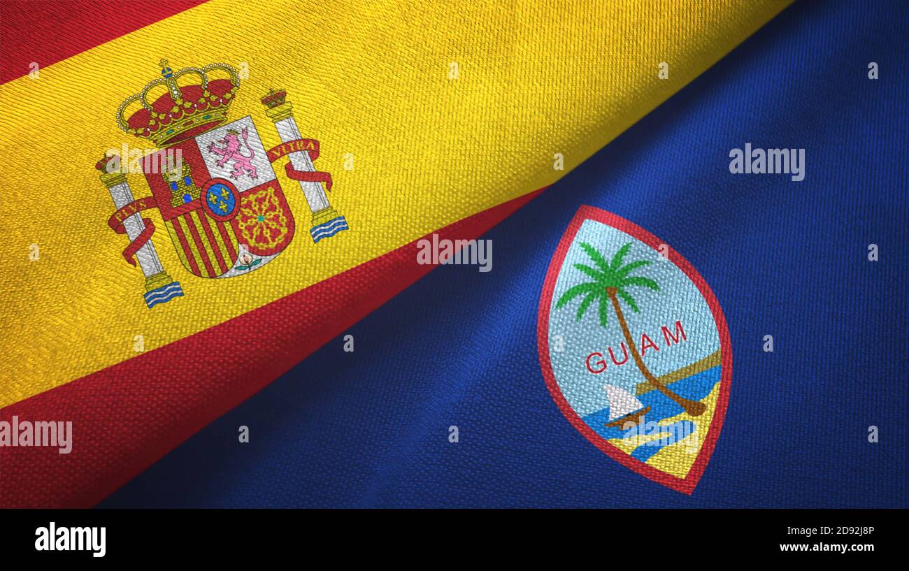 Spain guam flag hi-res stock photography and images - Alamy