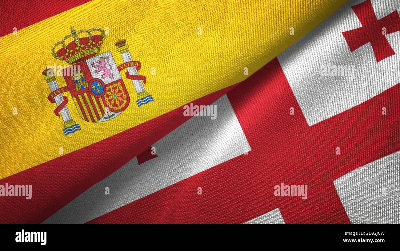 Georgia spain flag hi-res stock photography and images - Alamy