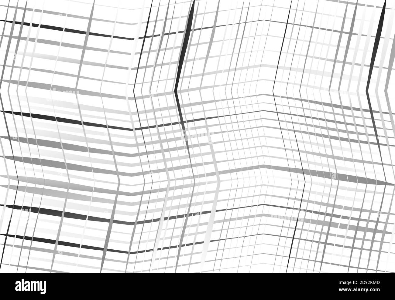 Zig-zag, criss-cross, serrated, crinkled angular grid, mesh, lattice or ...
