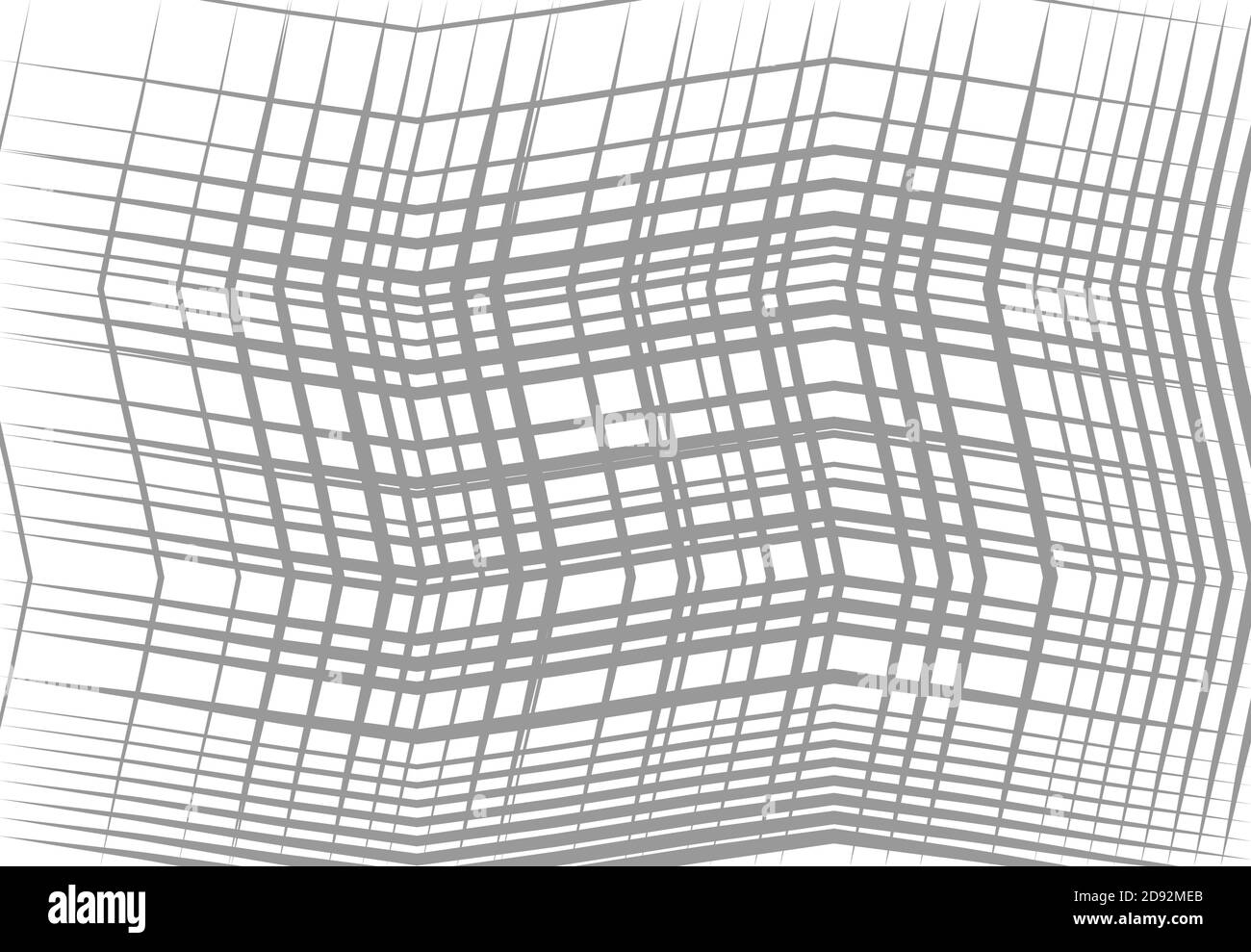 Zig-zag, criss-cross, serrated, crinkled angular grid, mesh, lattice or ...
