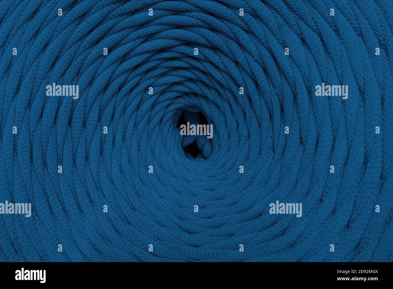 Abstract background of braided threads in a circle, backdrop with trend ...