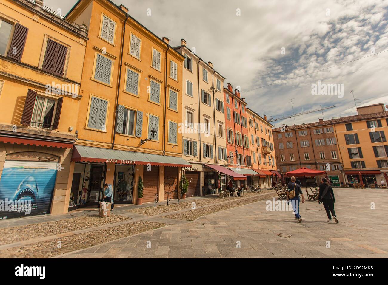 MODENA, ITALY 1 OCTOBER 2020: Piazza XX Settembre in Modena, Italy. In ...